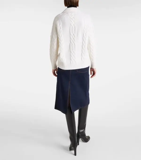 Max Mara Micio Wool And Cashmere Cardigan