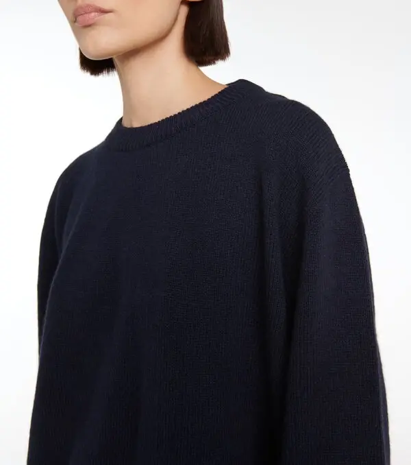 THE ROW Sibem Wool And Cashmere Sweater - Blue