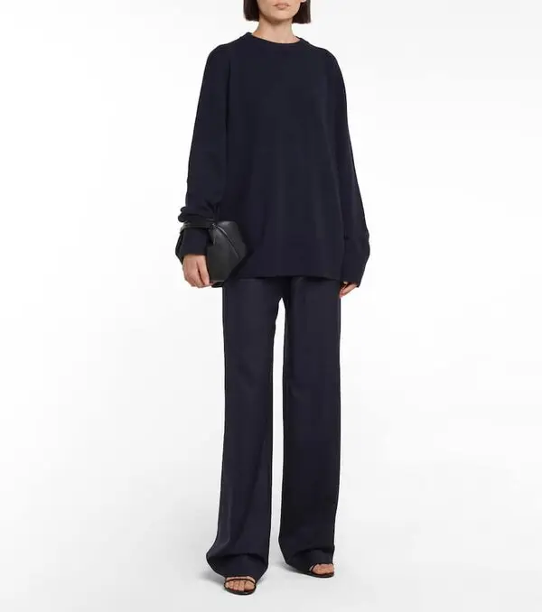THE ROW Sibem Wool And Cashmere Sweater - Blue