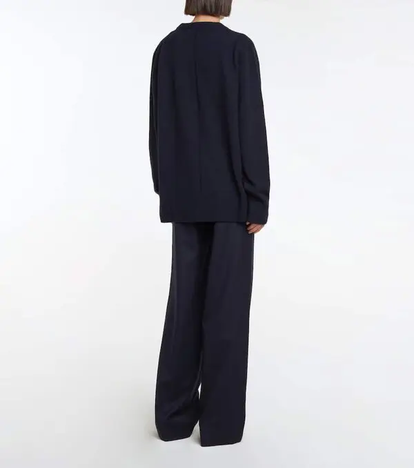 THE ROW Sibem Wool And Cashmere Sweater - Blue