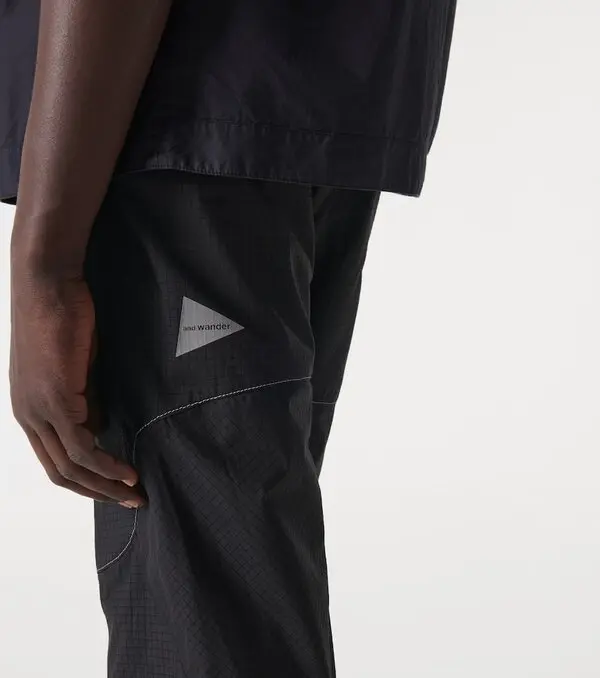 AND WANDER Ripstop Straight Pants