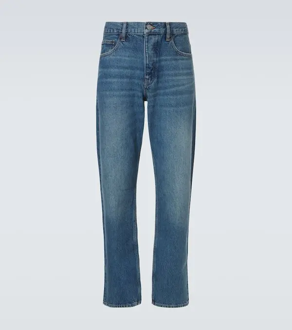 FRAME Mid-rise Straight Jeans