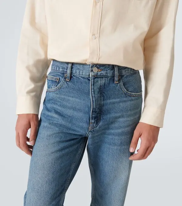FRAME Mid-rise Straight Jeans