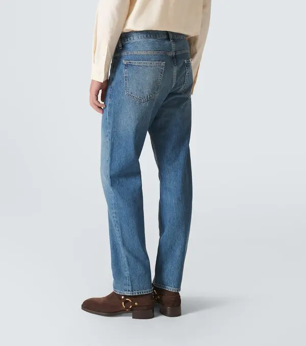 FRAME Mid-rise Straight Jeans