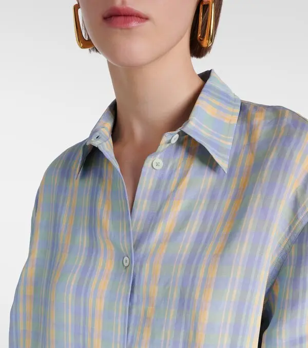 TOTEME Checked Oversized Shirt