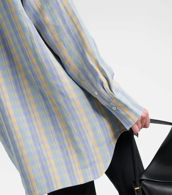 TOTEME Checked Oversized Shirt