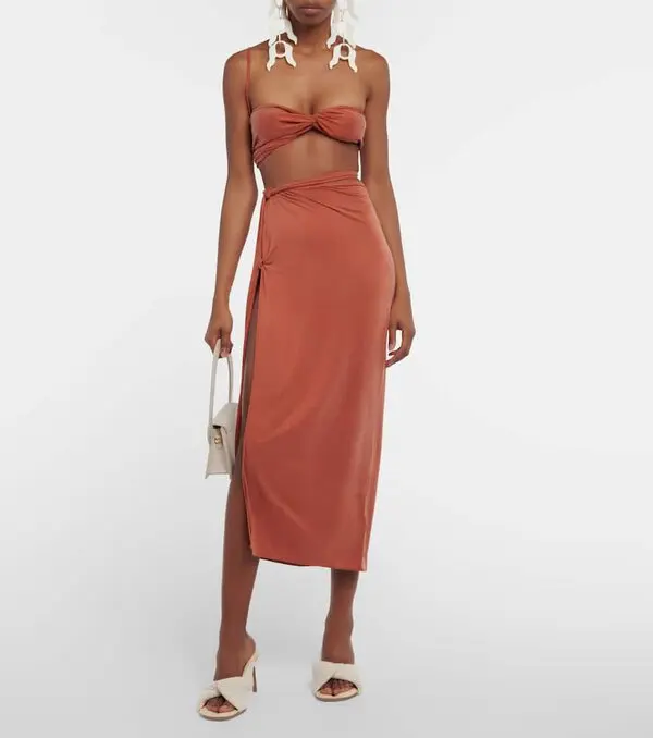 Jacquemus Le Bandeau Espelho Top - Orange