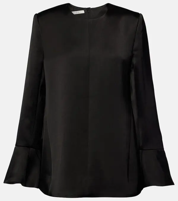 Co Satin Crepe Blouse