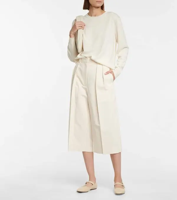 THE ROW Ava Leather Ballet Flats