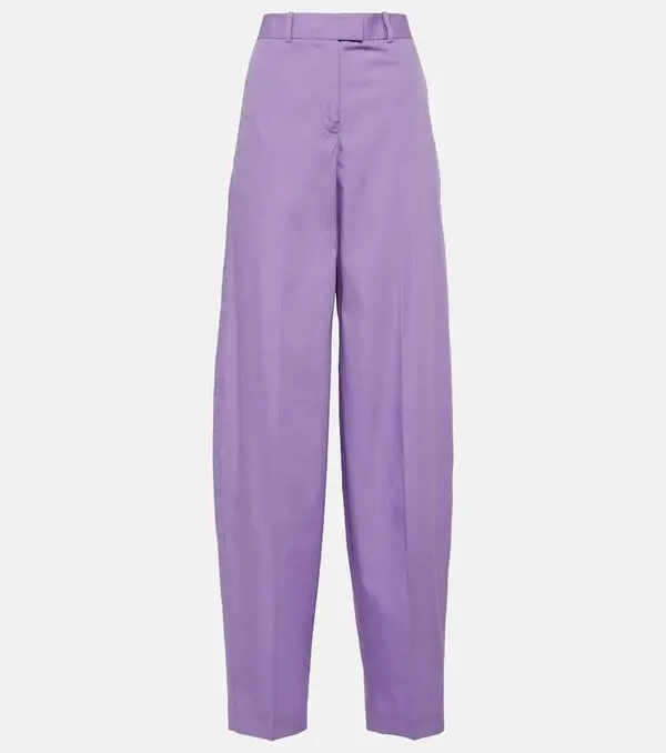 Attico Jagger High-rise Wide-leg Trousers