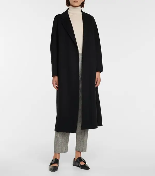 Max Mara Esturia Belted Virgin Wool Coat