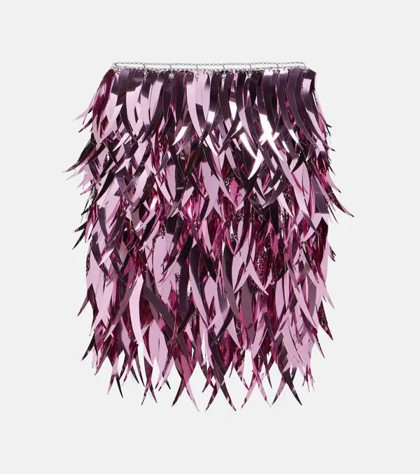 Rabanne Embellished Miniskirt