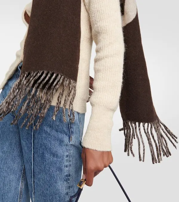 Jacquemus Echarpe Logo Virgin Wool Scarf