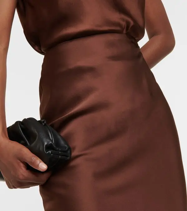 THE SEI Bias Silk Satin Maxi Skirt