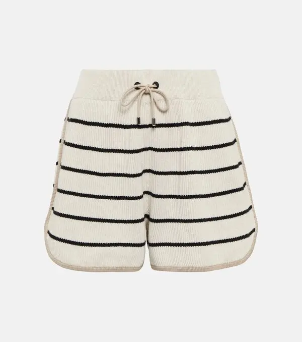 Brunello Cucinelli Striped Cotton Shorts
