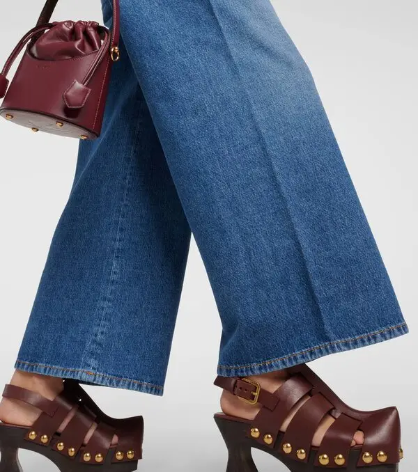 Etro High-rise Wide-leg Jeans
