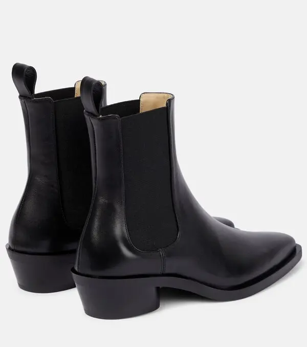 Proenza Schouler Bronco Leather Ankle Boots