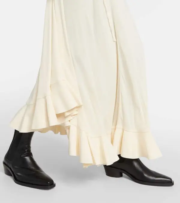 Proenza Schouler Bronco Leather Ankle Boots