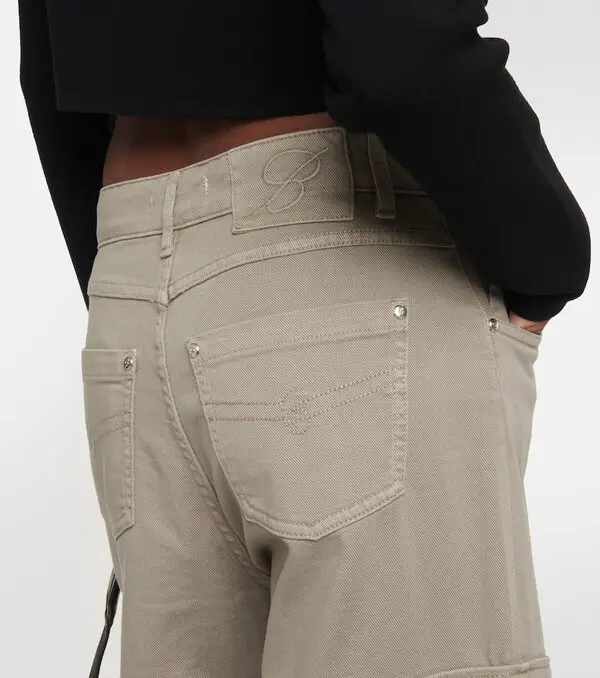 Blumarine Cutout Mid-rise Boyfriend Jeans