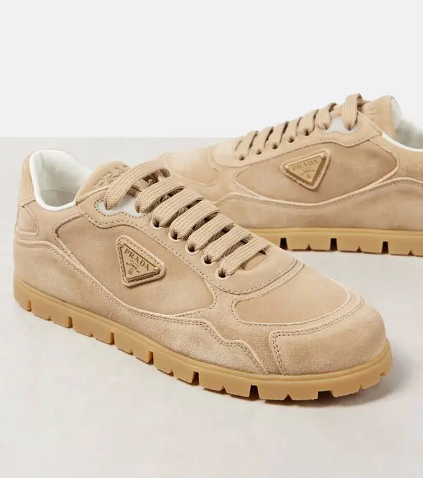 Prada Trail Suede Sneakers