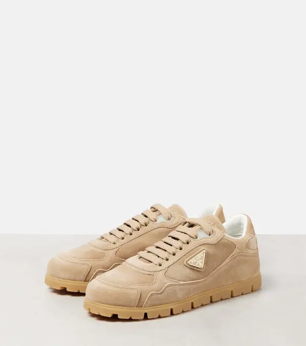 Prada Trail Suede Sneakers