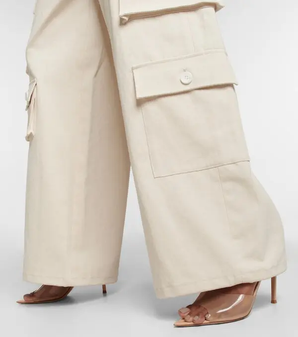 GIANVITO ROSSI Elle 105 Tpu And Patent Leather Mules - Neutrals