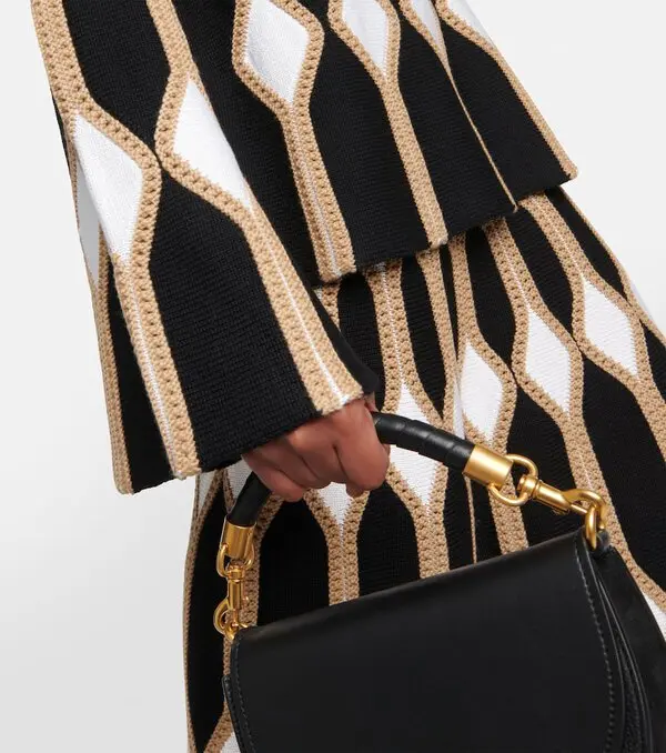 Chloé Intarsia Wool And Silk Sweater