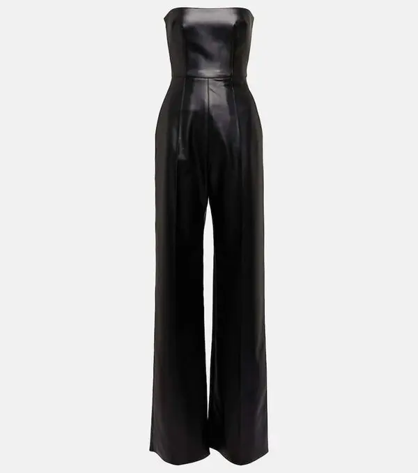 Alex Perry Strapless Jumpsuit - Black