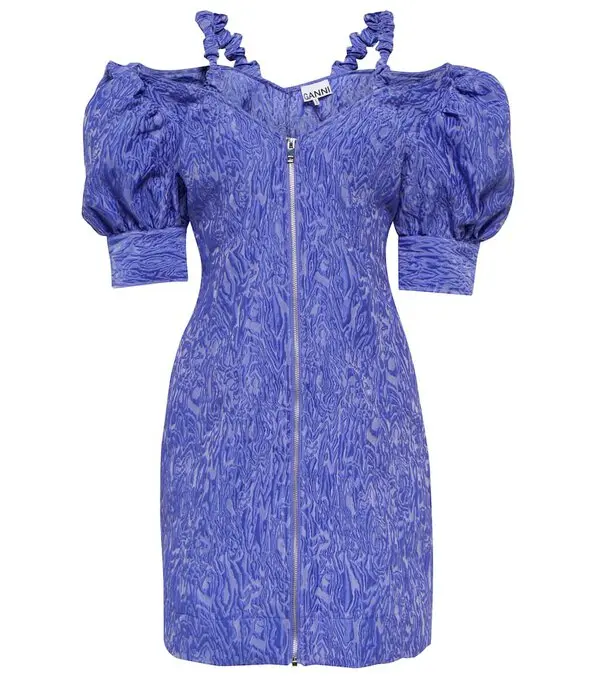 GANNI Jacquard Mini Dress