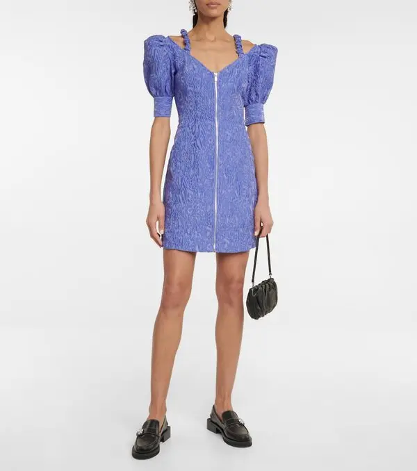 GANNI Jacquard Mini Dress