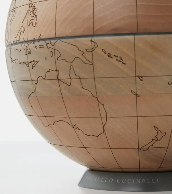 Brunello Cucinelli Laser-cut Walnut Globe