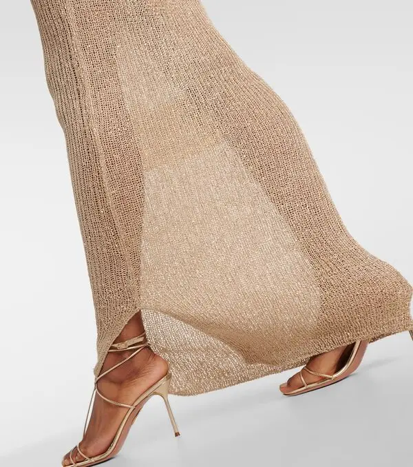 BANANHOT Alma Crochet Maxi Skirt