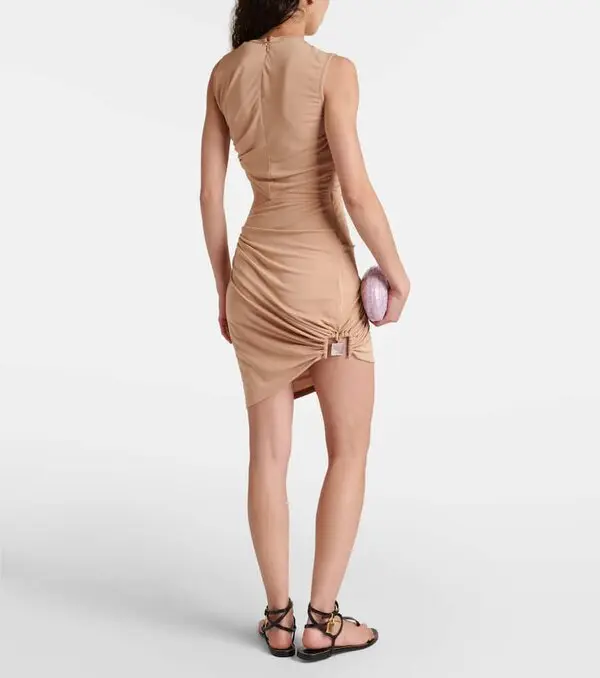 Christopher Esber Bezel Embellished Mini Dress