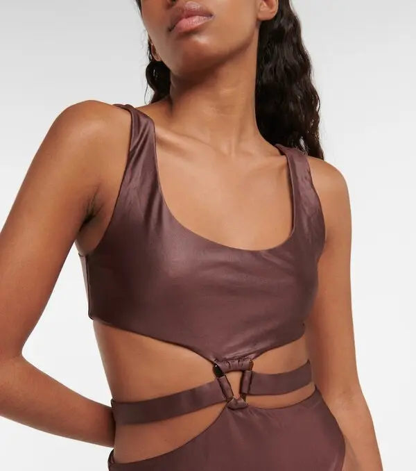 Simkhai Emelia Cutout One-piece Swimsuit
