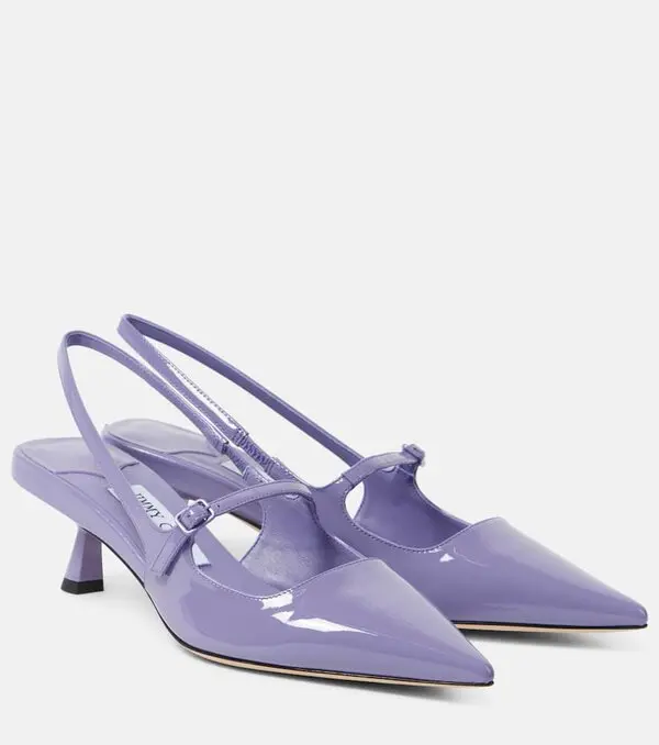 JIMMY CHOO Didi 45 Slingback Pumps - Purple