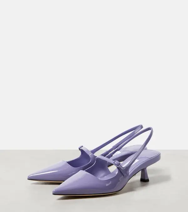 JIMMY CHOO Didi 45 Slingback Pumps - Purple