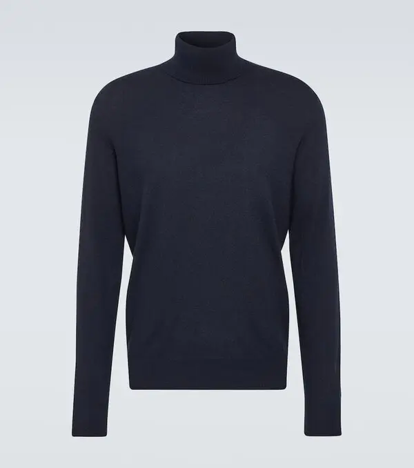 Loro Piana Cashmere Turtleneck Sweater - Blue
