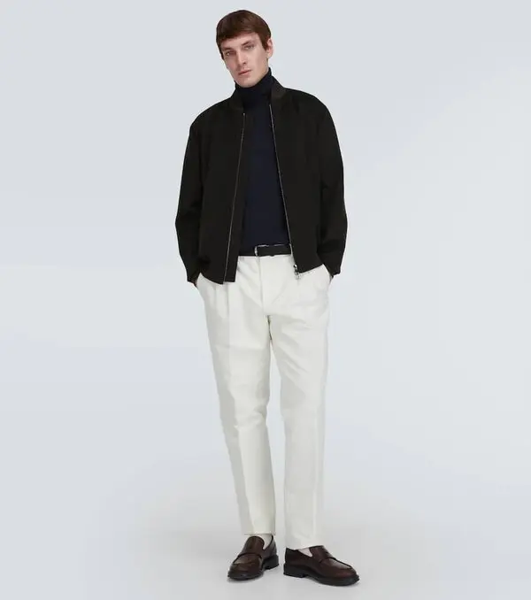 Loro Piana Cashmere Turtleneck Sweater - Blue