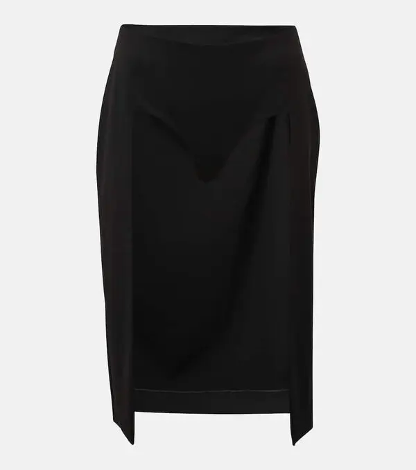 JEAN PAUL GAULTIER X Lotta Volkova High-rise Shorts - Black