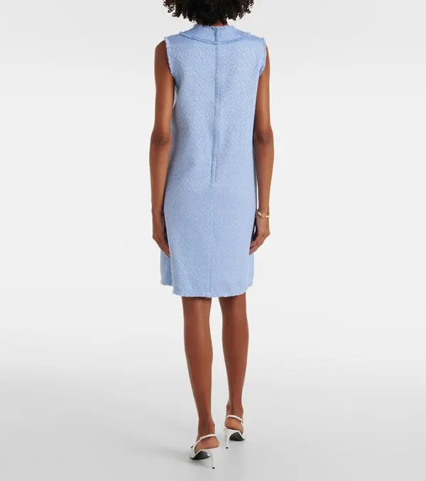 Dolce & Gabbana Dg Wool-blend Tweed Minidress