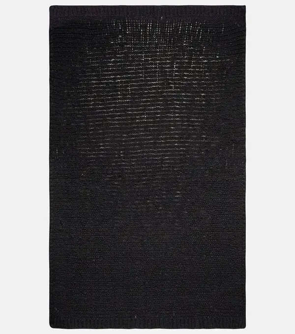 Gabriela Hearst Nell Cashmere And Wool Blanket - Black