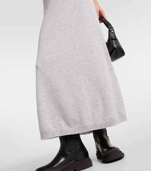 Brunello Cucinelli Cashmere Midi Dress