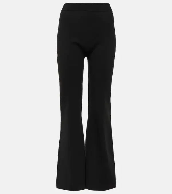 JOSEPH High-rise Flared Pants - Black