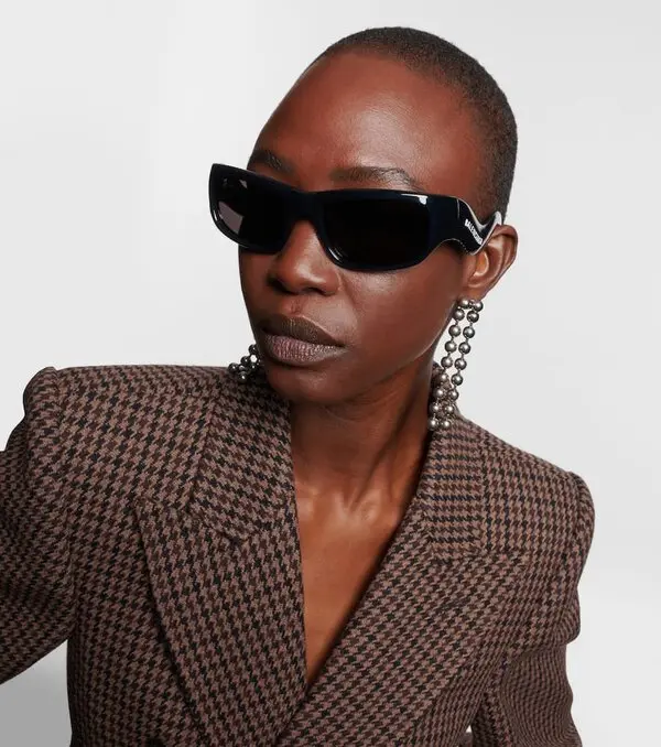 Balenciaga Hamptons Rectangle Sunglasses