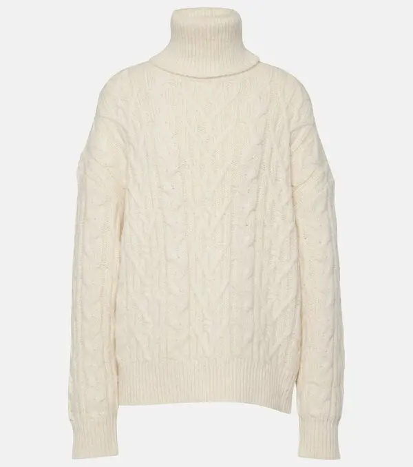 NILI LOTAN Annie Alpaca-blend Turtleneck Sweater