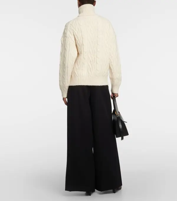 NILI LOTAN Annie Alpaca-blend Turtleneck Sweater