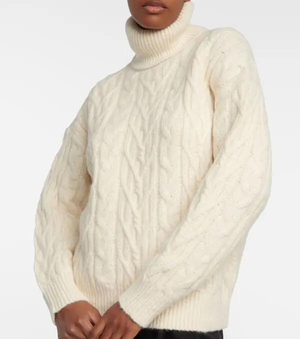 NILI LOTAN Annie Alpaca-blend Turtleneck Sweater