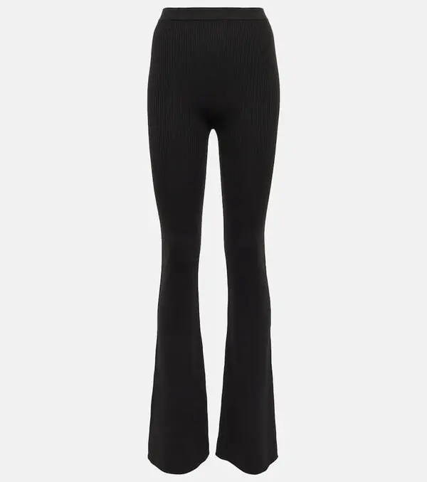 Rick Owens Rib-knit Wool-blend Pants