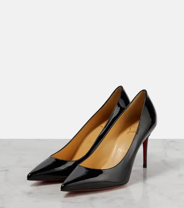CHRISTIAN LOUBOUTIN Kate 85 Patent Leather Pumps
