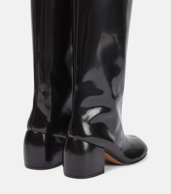 Dries Van Noten Leather Knee-high Boots